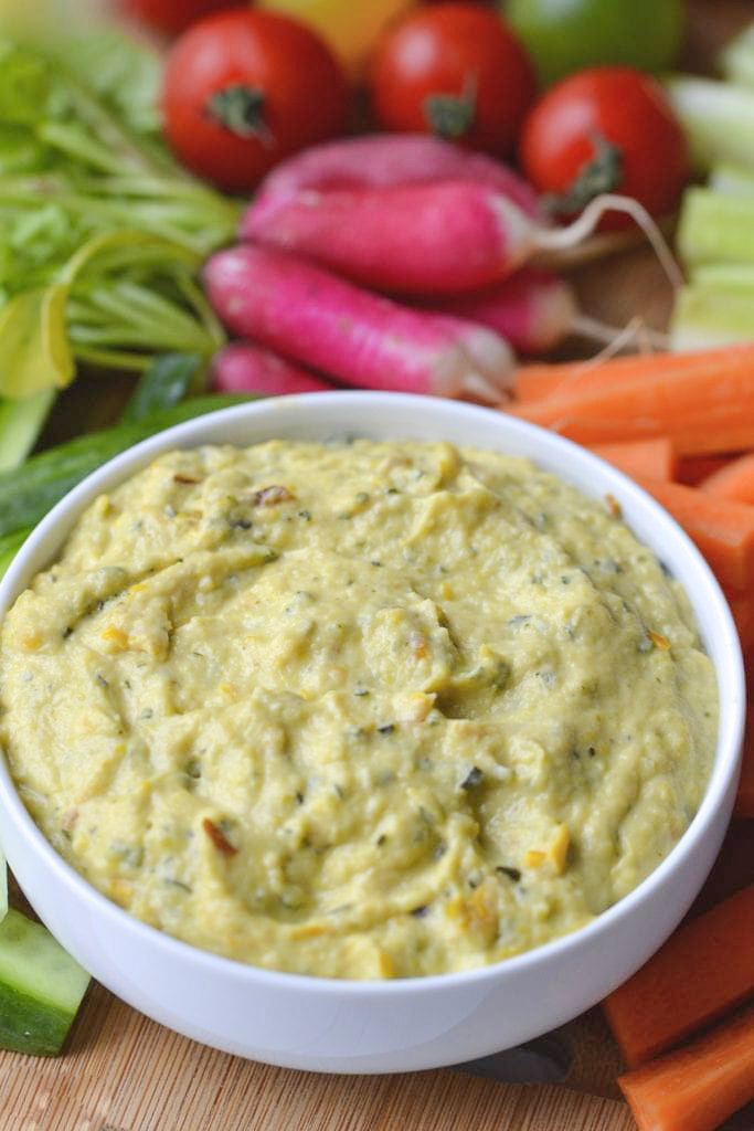 Roasted Zucchini Hummus (Whole30 - Vegan - Keto) | Every Last Bite