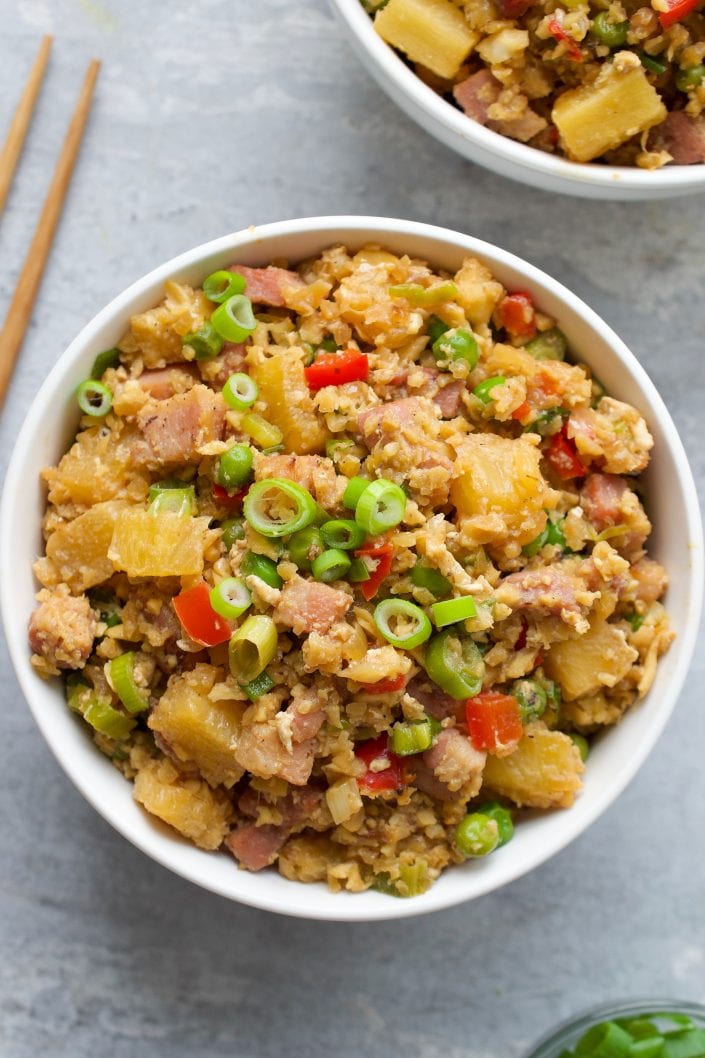 Hawaiian Fried Rice (Paleo - Whole30) - Every Last Bite