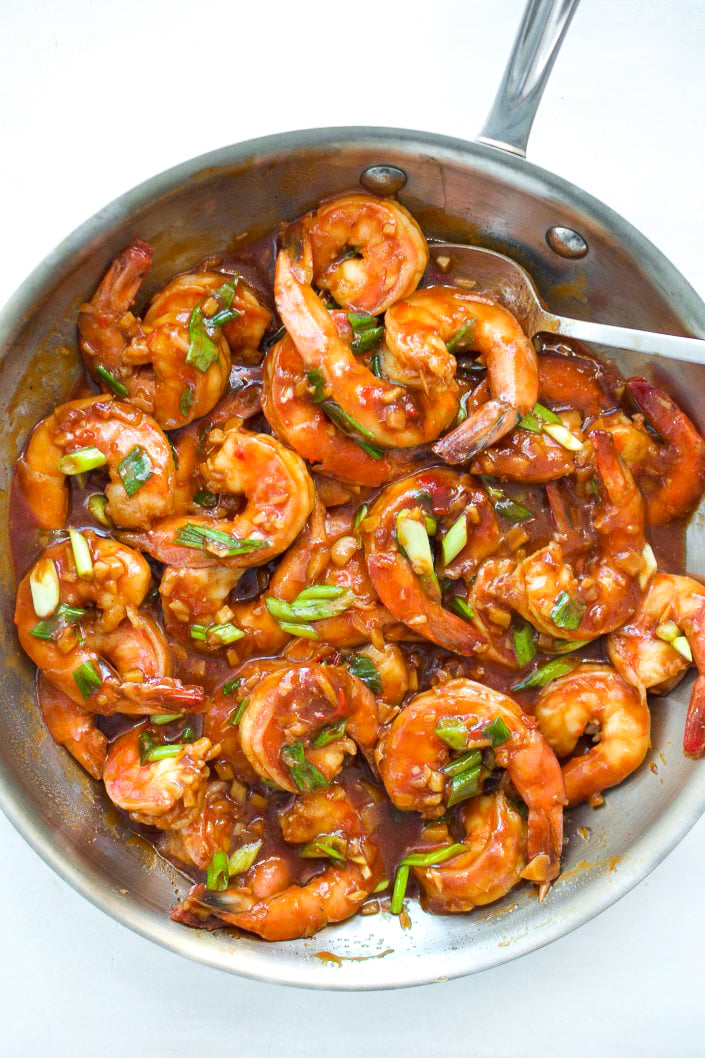 Spicy Ginger & Garlic Shrimp - Every Last Bite